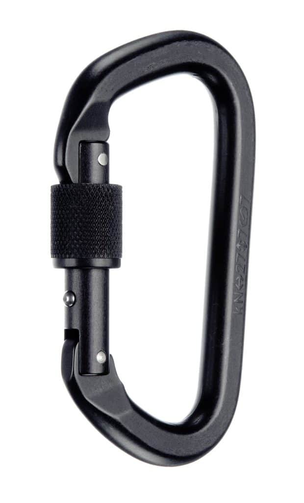 SMC Aluminum Locking D Carabiner - Dive Rescue International