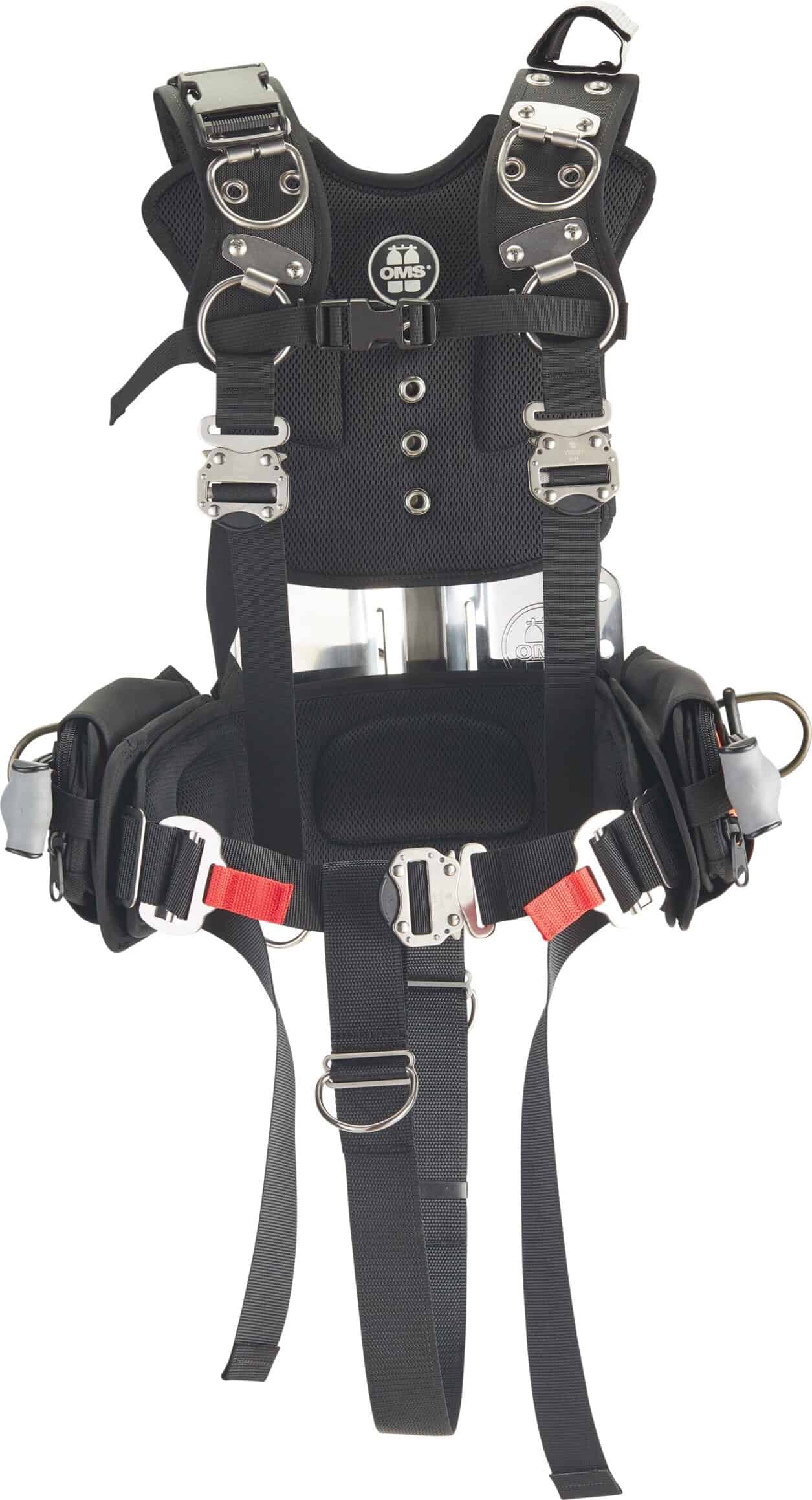 OMS PUBLIC SAFETY HARNESS COMPLETE W/ WEIGHT POCKETS - Dive Rescue ...