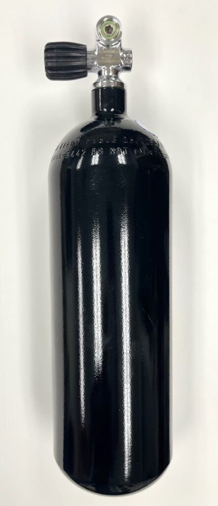 FABER STEEL HP40 TANK w/ RH 3442 psi Pro Valve - Dive Rescue International